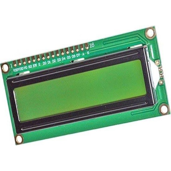 Electroon Arduino 2X16 LCD Ekran Yeşil-Siyah - TC1602A Fiyatı