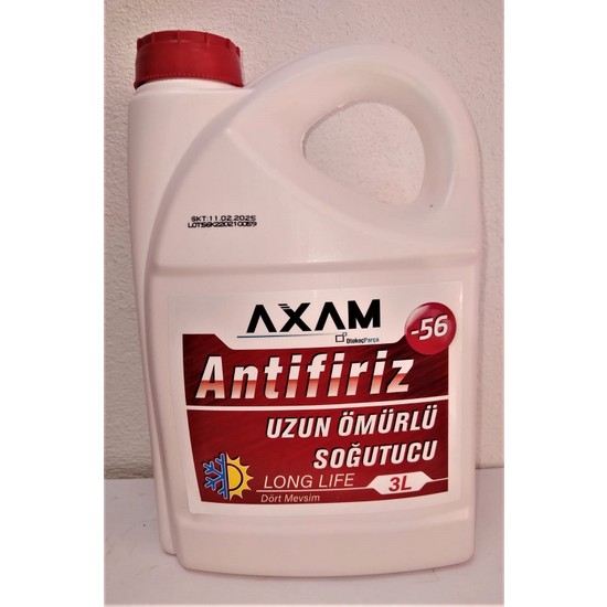 Axam Kırmızı Antifiriz -56 Derece 3 Lt. (Otokoç) Fiyatı