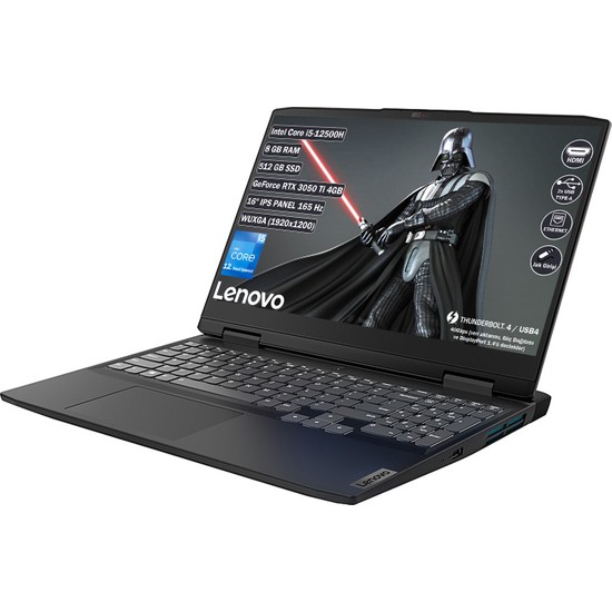 Lenovo Ideapad Gaming 3 16IAH7 İntel Core i5-12500H 8 GB 512 Fiyatı