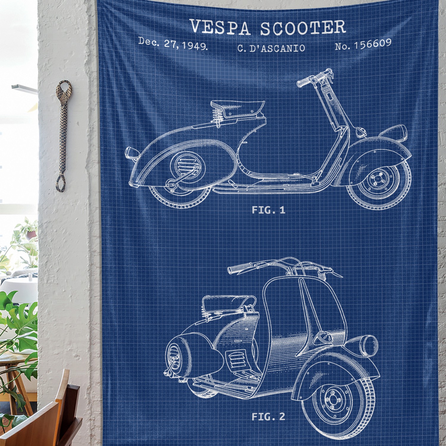 The Lucid Lab Vespa Scooter Blueprint Vespa Motosikletli Fiyatı