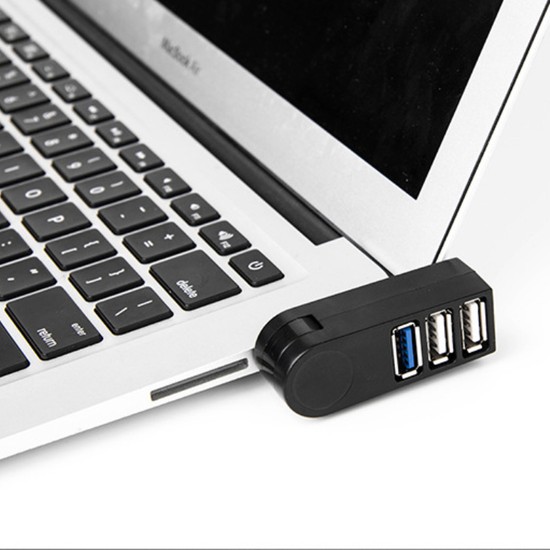 Fashing Mini Taşınabilir Döner USB 3.0 Hub Spinner 3 Portlu Fiyatı