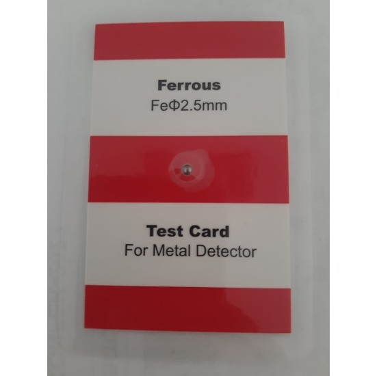 Kalmer Ferrous Test Kartı - Metal Iğne Dedektörü Test Kartı Fiyatı