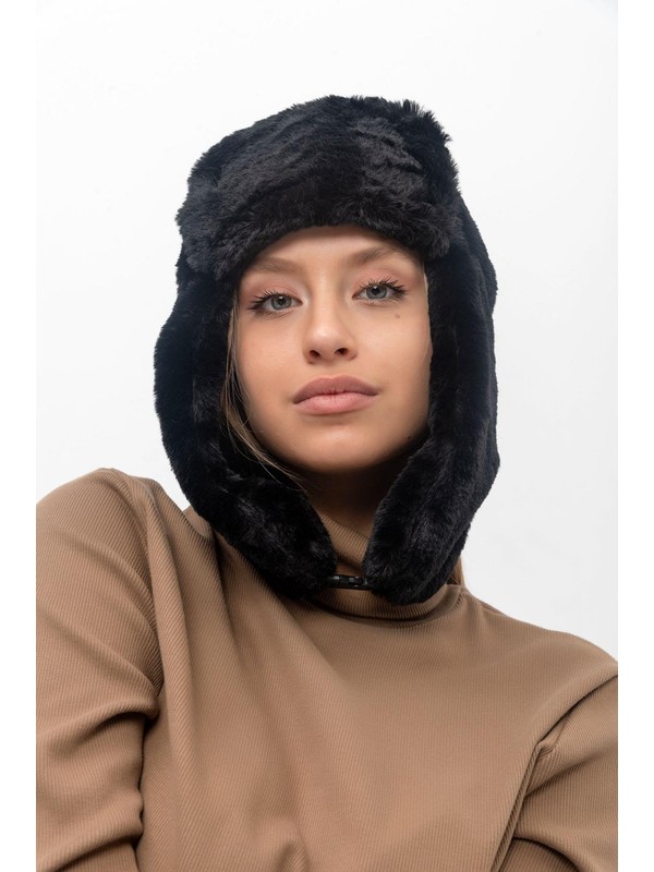 Saria Moda Kulaklıklı Suni Kürk Kar Bere/sapka Fiyatı