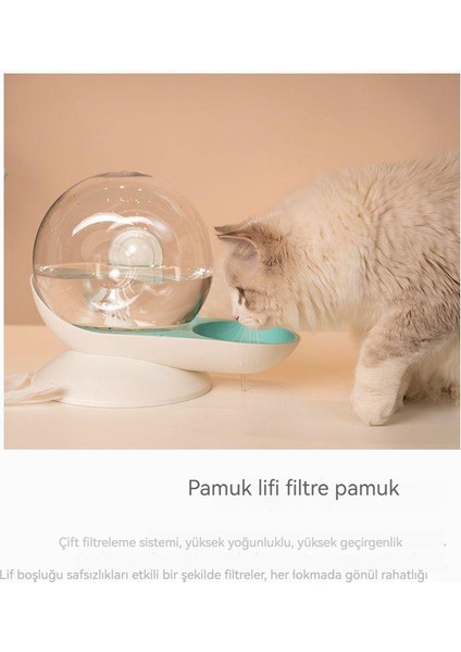 Hwei Pet Otomatik Büyük Kapasiteli Su Sebili - Yeşil (Yurt Fiyatı