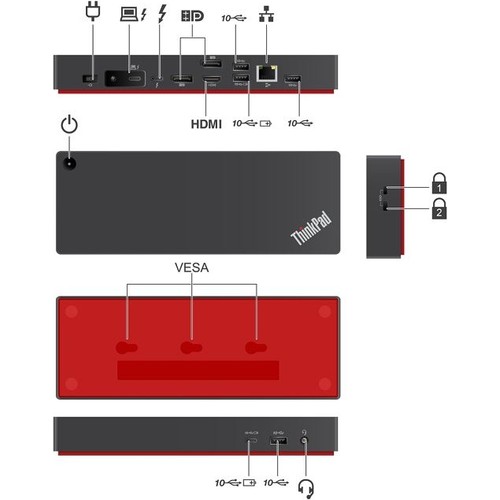 Lenovo Thinkpad Thunderbolt 4 Workstation Dock 40B00300EU Fiyatı