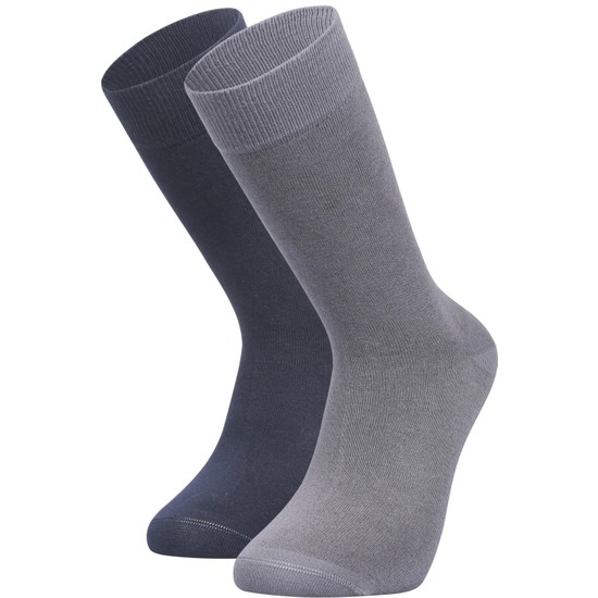 Livando Erkek 2'li Çorap Seti Lacivert-Füme %98 Organik Fiyatı