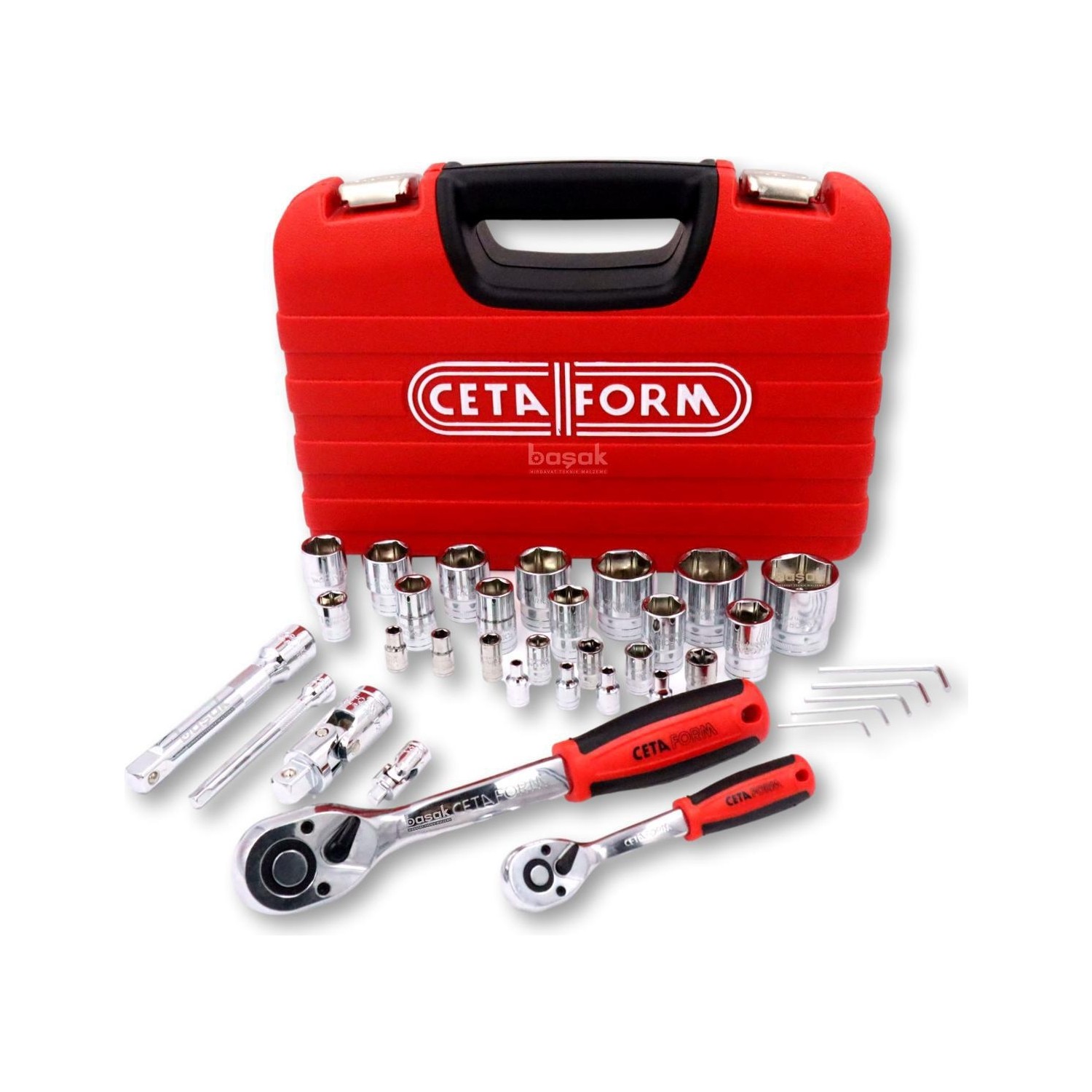 Ceta Form 35 Parça 4-32MM 1/4"+1/2" Lokma Takımı Plastik Fiyatı