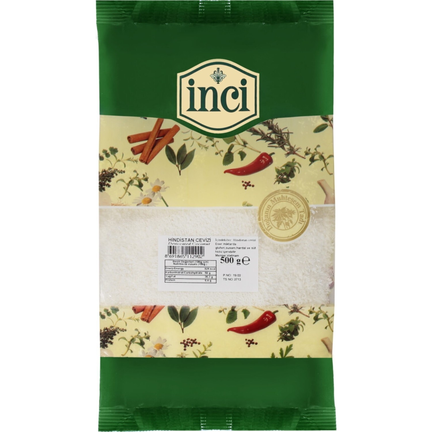 Inci Baharat Hindistan Cevizi 500GR Fiyatı - Taksit Seçenekleri