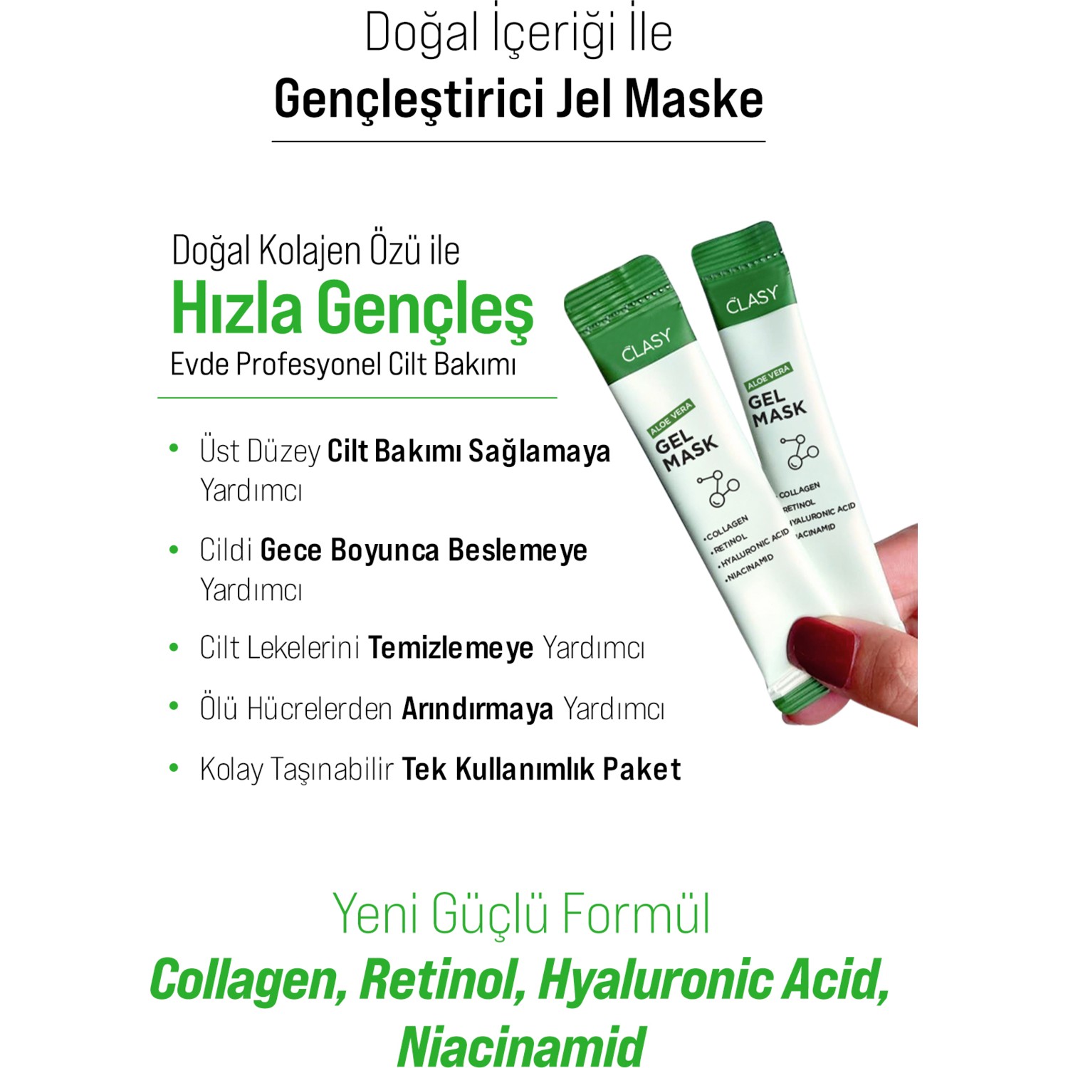 Clasy Aloevera Gel Mask Fiyatı, Taksit Seçenekleri ile Satın Al