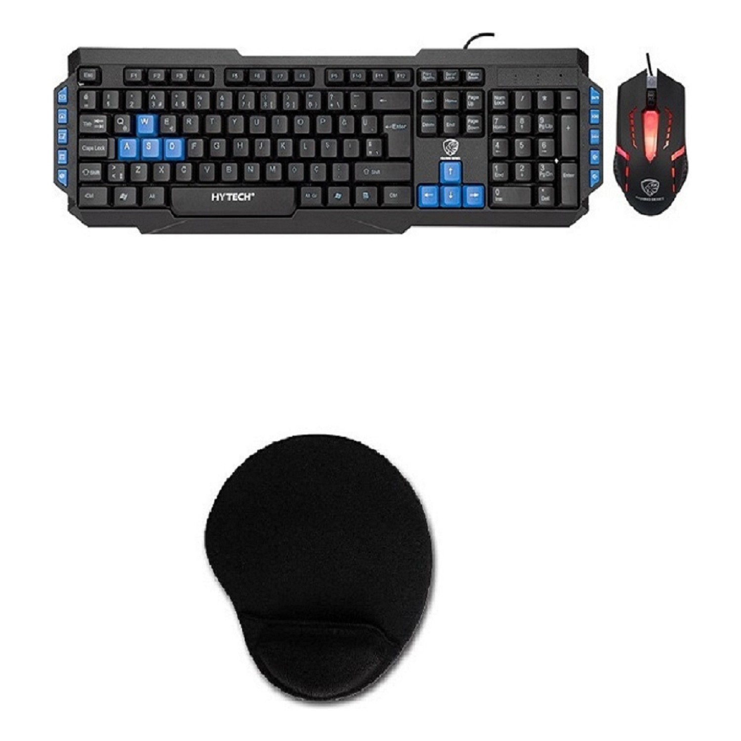 Hytech Hyk-46 Gamy Combo Siyah USB Mavi Tuşlu Q Gaming Fiyatı