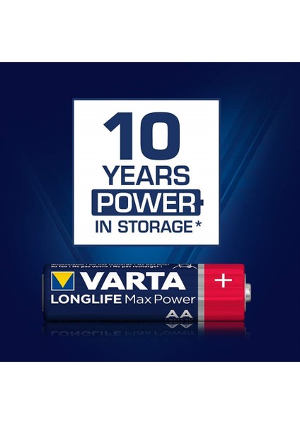 Varta Longlife Max Power AA Alkalin Kalem Pil 4'lü Blister Fiyatı