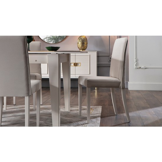 Mondi Home Veyron Sandalye 6128 - Krem Fiyatı - Taksit Seçenekleri