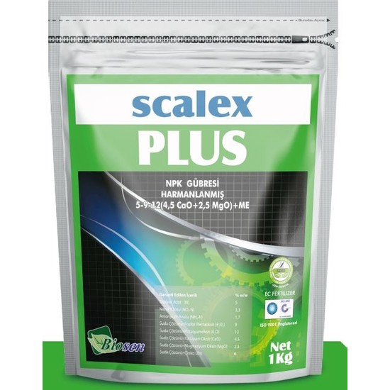 Regnum Scalex Plus ( Mikroelement Takviyeli Harmanlanmış Npk Fiyatı