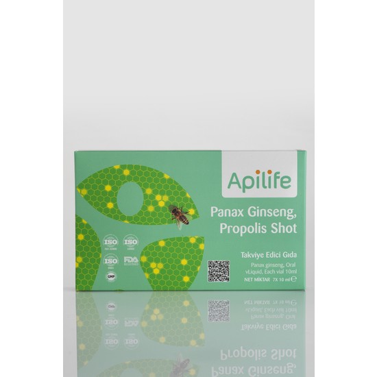 APİLİFE Panax Ginseng, Propolis Shot 7X10 ml Fiyatı
