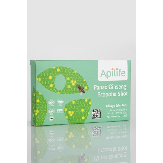 APİLİFE Panax Ginseng, Propolis Shot 7X10 ml Fiyatı