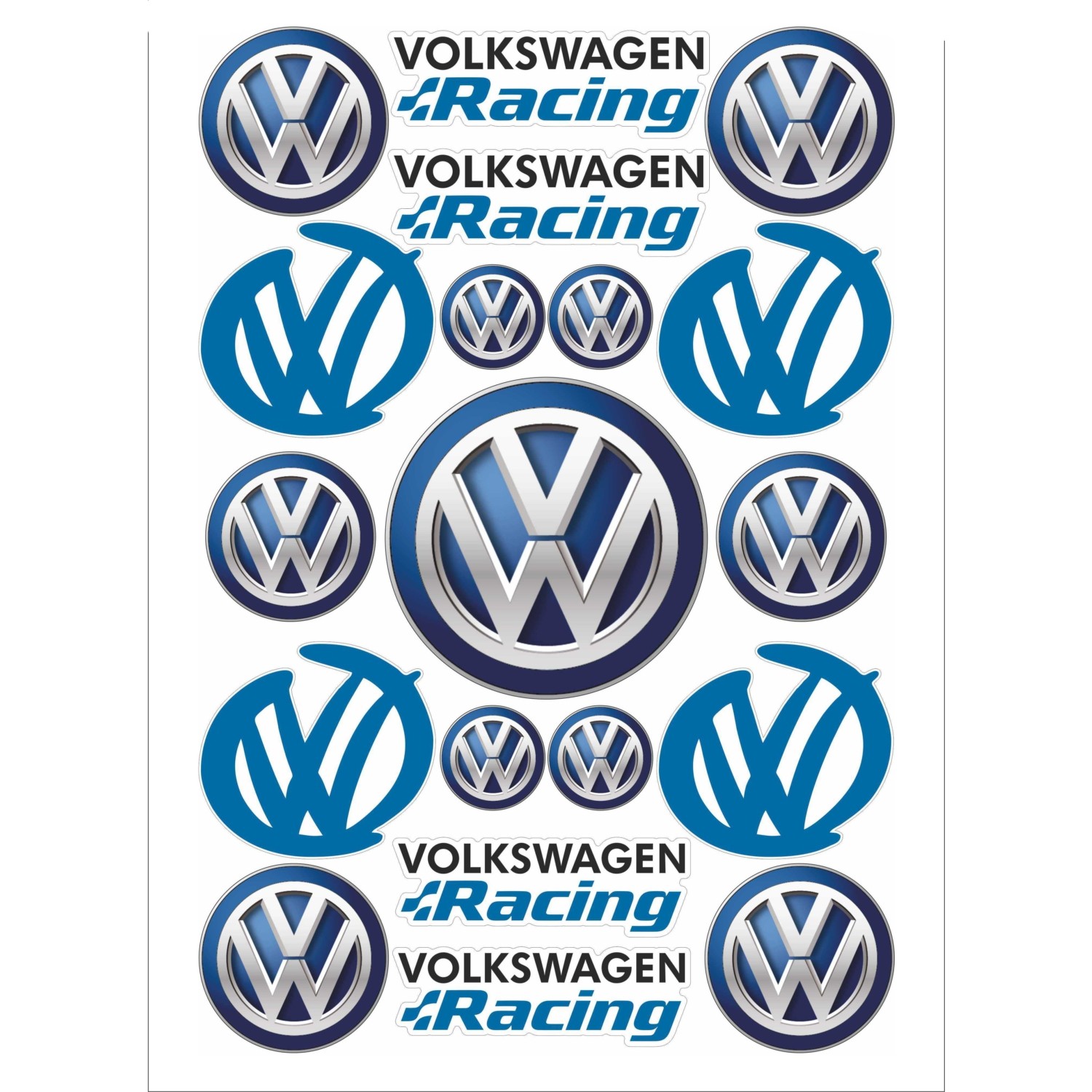 Stickermarket Volkswagen Sticker Seti Fiyatı - Taksit Seçenekleri
