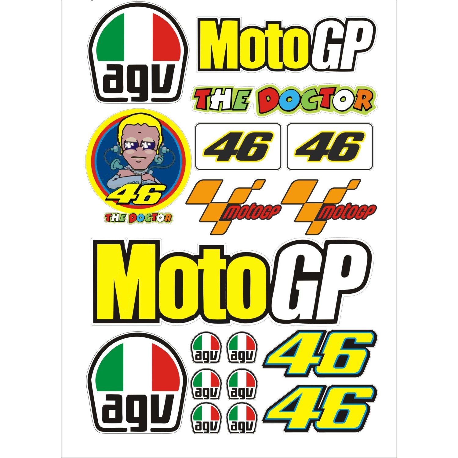 Stickermarket Moto GP Sticker Seti Fiyatı - Taksit Seçenekleri
