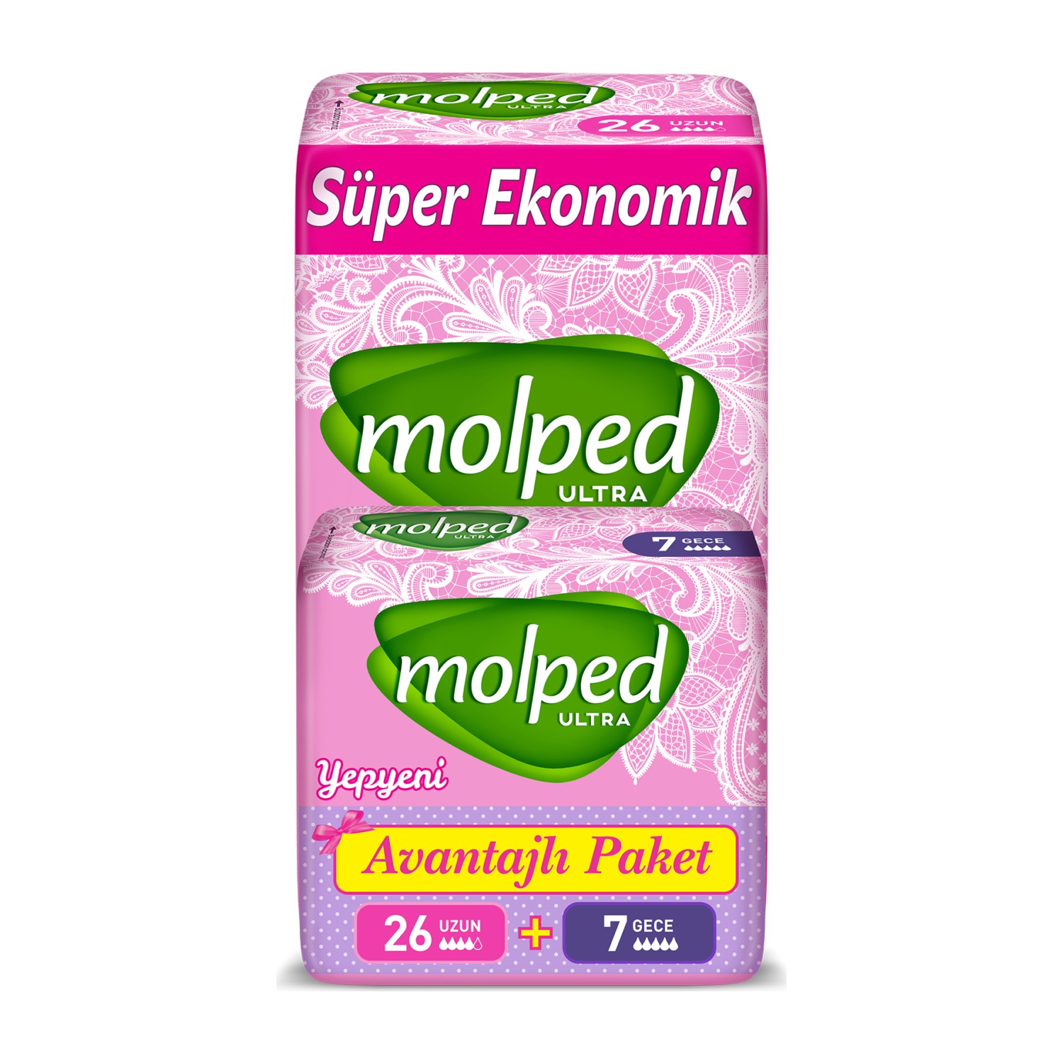 Molped Ultra Süper Ekonomik Paket Uzun 26'Lı Fiyatı