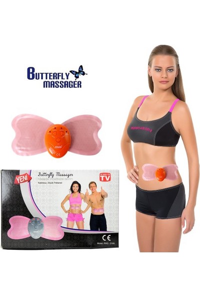 Helen's Butterfly Kablosuz Titreşimli Karın Kası Çalıştırıcı Masaj Aleti Helen's Butterfly Kablosuz Titreşimli Karın Kası Çalıştırıcı Masaj Aleti