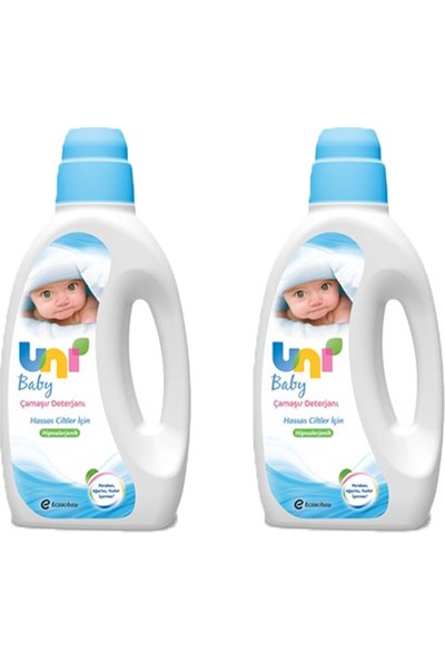 Uni Baby Çamaşır Deterjanı 1.500 ml 2'li Ekonomik Fırsat Paketi