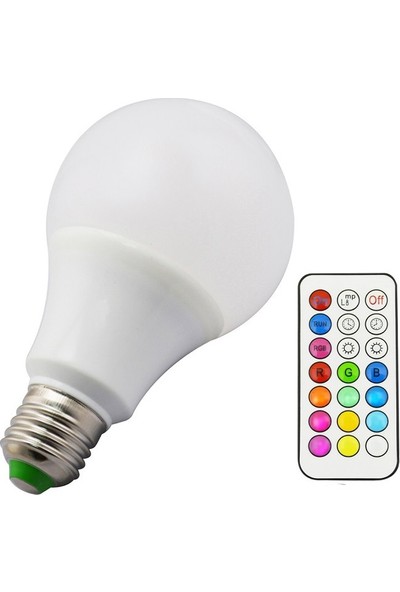 Erled 10W Uzaktan Kumandalı Akıllı Rgbw Led Ampul