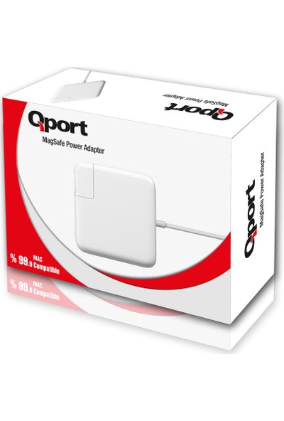 Qport Q-MCS140 Mac Adaptörü 14.5V 3.1A 45W Air MAGSAFE1