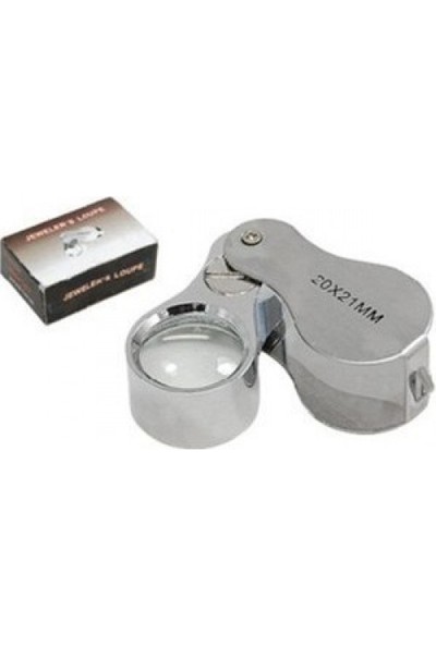 Enhavalı Full Çelik Kaplı Led Işıklı Büyüteç Lup 20X21 Enhavalı Full Çelik Kaplı Led Işıklı Büyüteç Lup 20X21
