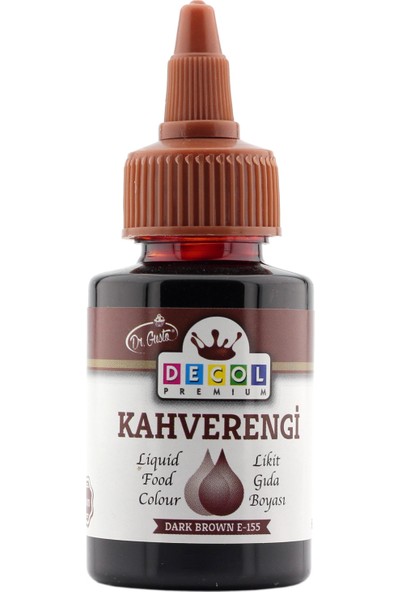 Elitparti Dr Gusto Kahverengi Likit Gıda Boyası (60 Gr) Elitparti Dr Gusto Kahverengi Likit Gıda Boyası (60 Gr)