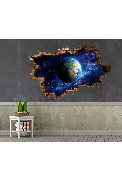 3D Art Dünya – 3D Sticker 70x45 cm