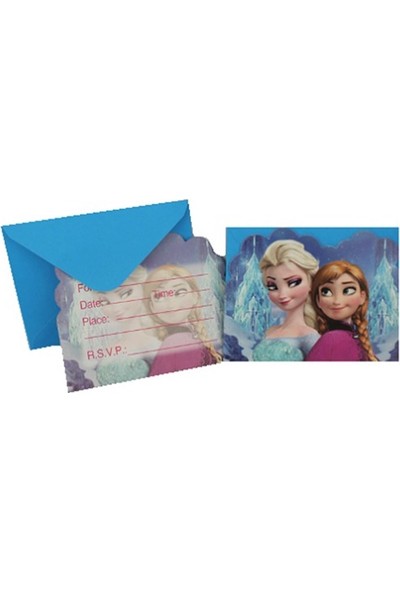 Partypark Elsa-Karlar Ülkesi Doğum Günü Davetiye (8 Adet) Partypark Elsa-Karlar Ülkesi Doğum Günü Davetiye (8 Adet)