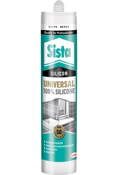 Sista Silikon Beyaz(20'Li Paket)