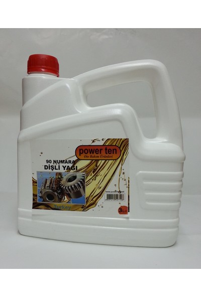 Powerten 90 Numara Dişli Yağı 3 Lt