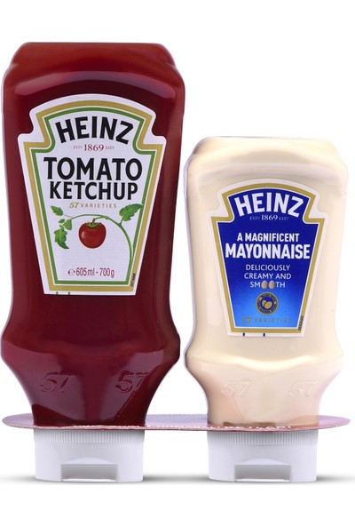 Heinz Ketçap 700 G + Mayonez 400 G Pack Heinz Ketçap 700 G + Mayonez 400 G Pack