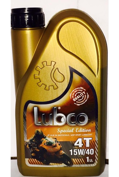 Lubco 4T 15W40 Motosiklet Yağı 1Lt Lubco 4T 15W40 Motosiklet Yağı 1Lt