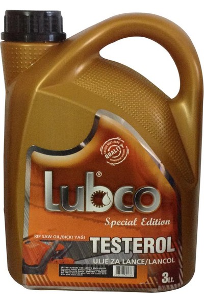 Lubco Silverline Testerol Bıçkı Testere Motor Yağı 3Lt Lubco Silverline Testerol Bıçkı Testere Motor Yağı 3Lt