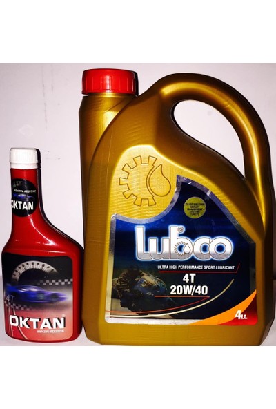 Lubco 4T 20W40 4Lt Motosiklet Yağı Lubco 4T 20W40 4Lt Motosiklet Yağı
