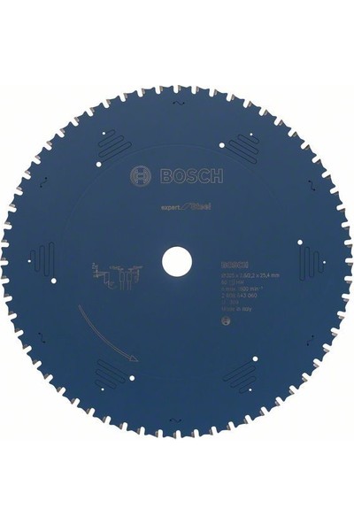 Bosch Expert For Steel 305 x 25,40 Mm 60 Diş 2608643060