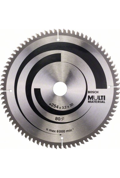 Bosch Multimaterial 254 x 30 Mm 80 Diş 2608640450