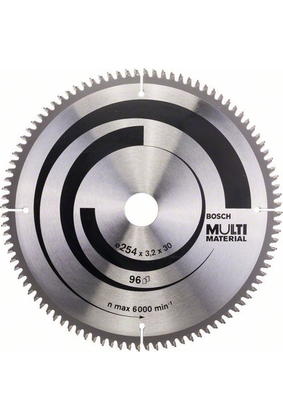Bosch Multimaterial 254 x 30 Mm 96 Diş 2608640451