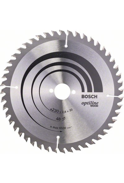 Bosch Optiline Wood 230 x 30 Mm 48 Diş 2608640629 Bosch Optiline Wood 230 x 30 Mm 48 Diş 2608640629