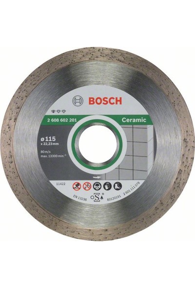 Bosch Standard For Ceramic 115 Mm 2608602201