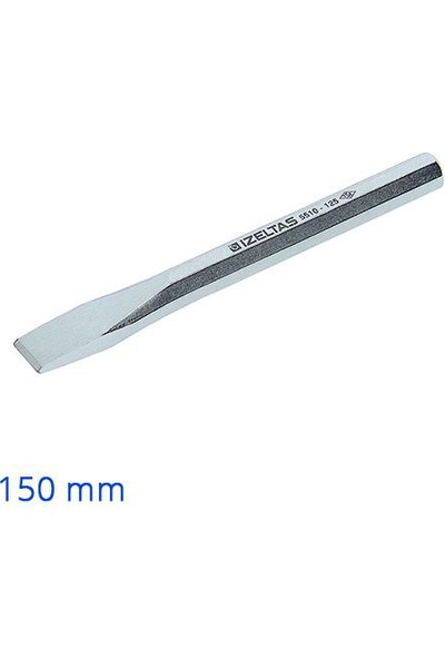 İzeltaş Tesviyeci Düz Keski Krom 150 Mm