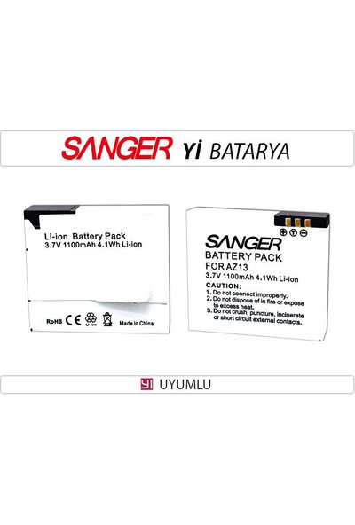 Sanger Yi Sanger Batarya Pil Sanger Yi Sanger Batarya Pil
