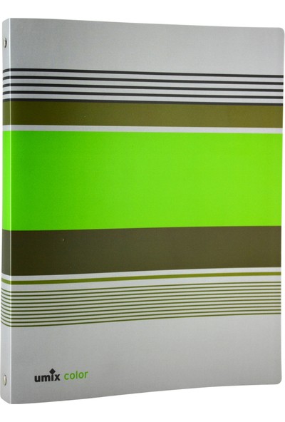 Umix Color Halkalı Dosya Yeşil Pp