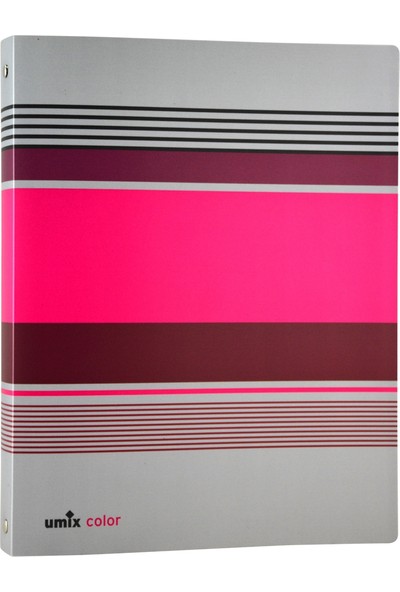 Umix Color Halkalı Dosya Pembe Pp Umix Color Halkalı Dosya Pembe Pp