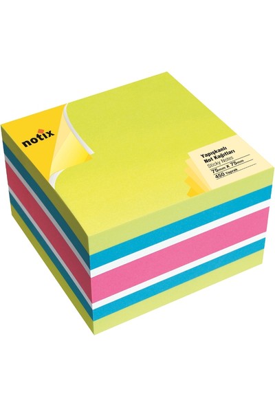 Notix Neon 4 Renk Küp 450 Yp 75x75 Notix Neon 4 Renk Küp 450 Yp 75x75