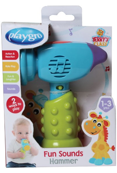 Playgro Komik Sesler Çekiç-Renkli 7729