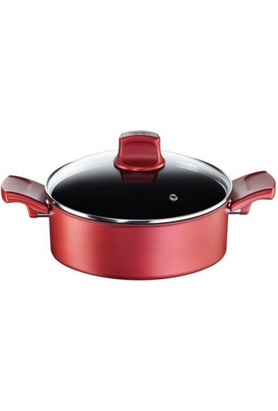 Tefal C6827072 Titanium Character 24 cm Thermo-Spot Teknolojili Yapışmaz Kısa Tencere Siyah - 2100090219 Tefal C6827072 Titanium Character 24 cm Thermo-Spot Teknolojili Yapışmaz Kısa Tencere Siyah - 2100090219