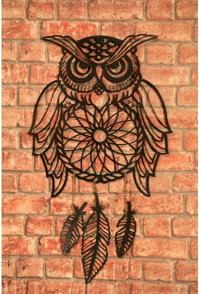 Tasarimaksesuar Metal Duvar Dekoru Baykuş Tasarimaksesuar Metal Duvar Dekoru Baykuş