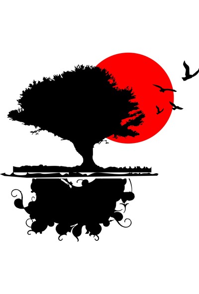 Sticker Masters Gün Batımı Duvar Sticker Sticker Masters Gün Batımı Duvar Sticker